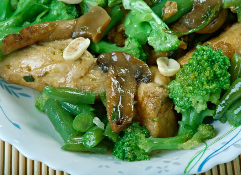 Chicken almond ding stock image. Image of ding, studio - 85212585