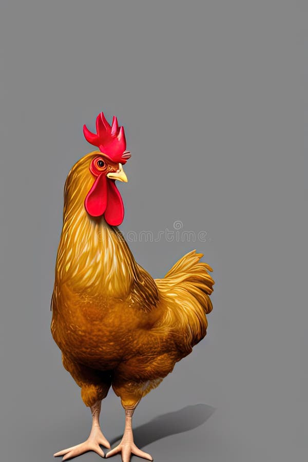 Chicken Animal. AI Generated. Stock Illustration - Illustration of ...
