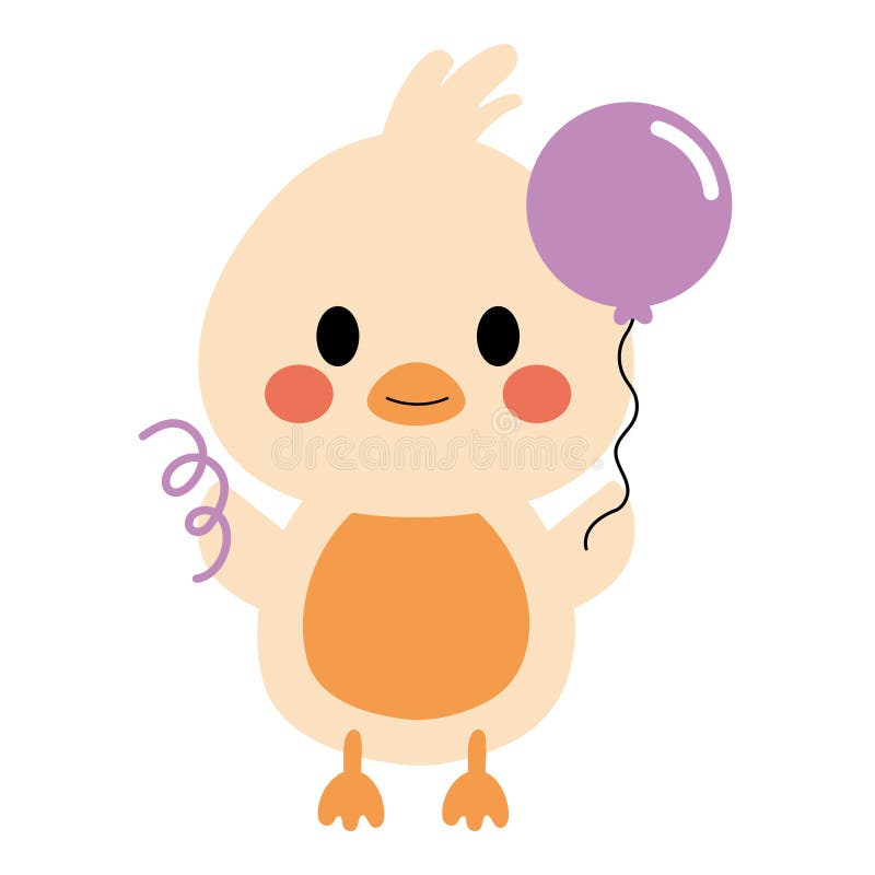 Chicken Animal Birthday Party Stock Illustration - Illustration of ...
