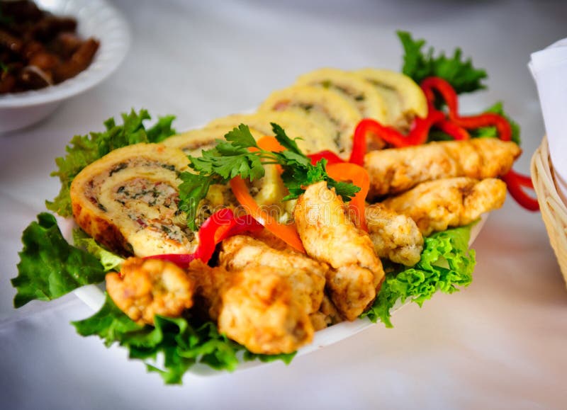 Chicken appetizers stock image. Image of meat, appetizing - 19801111