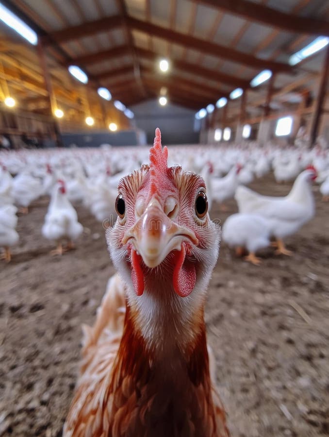 Chicken in Barn stock image. Image of barn, nesting - 373039013