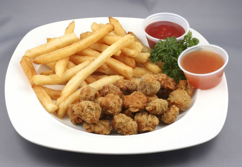 Chicken bites combo stock photo. Image of chicken, combo - 11179658