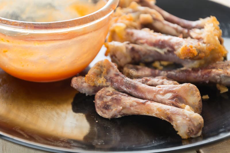 Chicken bone stock image. Image of skeleton, poultry - 73569275