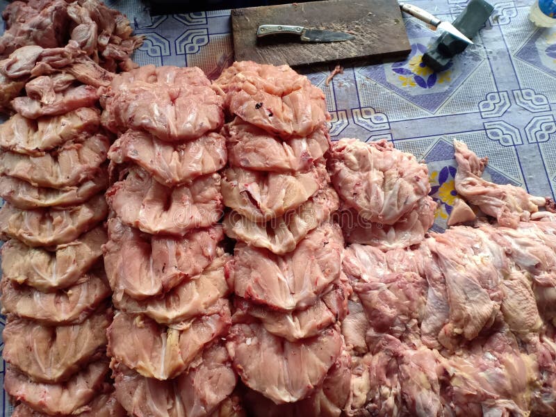 Chicken Boneless Fillet Meat Fresh Stock Photo - Image of dessert, food ...