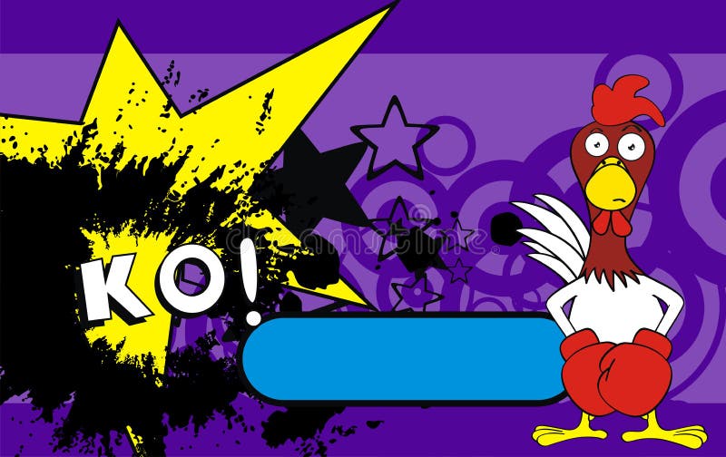 Cartoon Boxing Chicken Stock Illustrations – 172 Cartoon Boxing Chicken ...