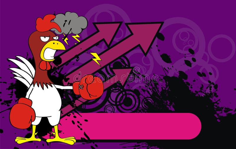 Cartoon Boxing Chicken Stock Illustrations – 188 Cartoon Boxing Chicken ...