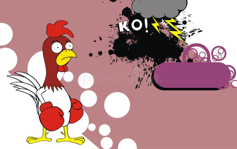 Cartoon Boxing Chicken Stock Illustrations – 172 Cartoon Boxing Chicken ...