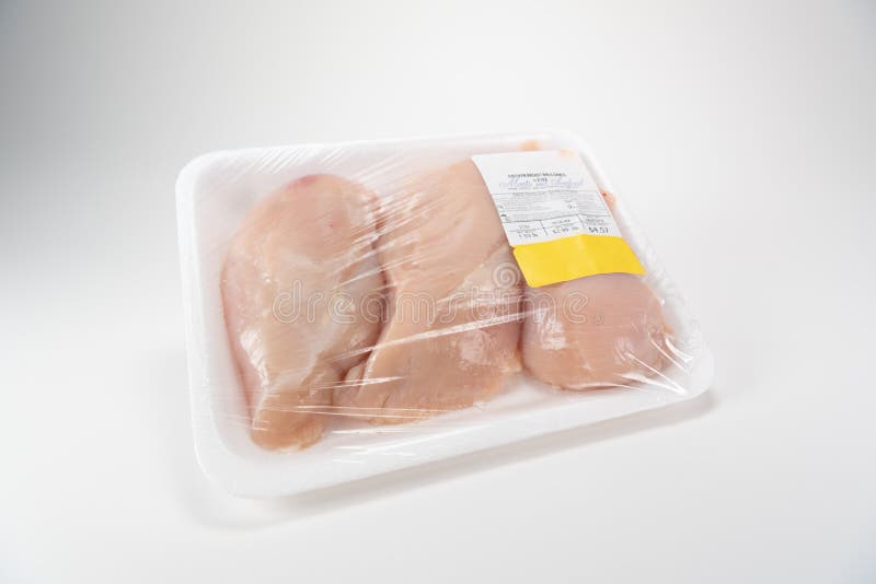 Chicken Breast Package stock photo. Image of breasts - 123181750