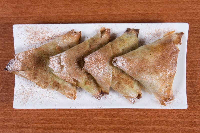 Arab chicken briwats stock image. Image of black, moroccan - 176843969