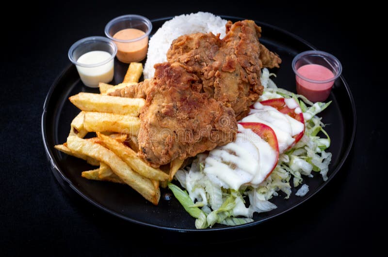 Chicken Broasted or Fried Chicken Broasted Chicken is Battered and ...