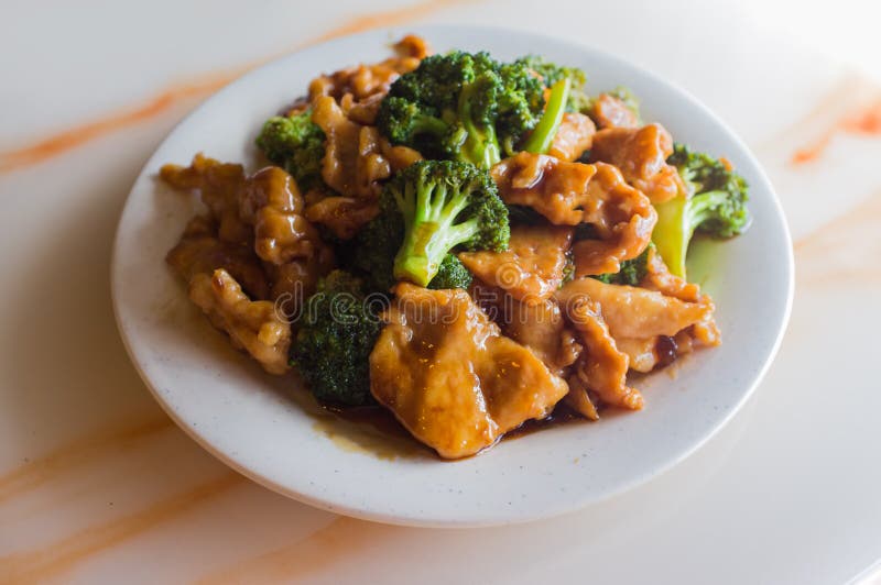 Chicken and Broccoli stock image. Image of takeout, restaurant - 72306989