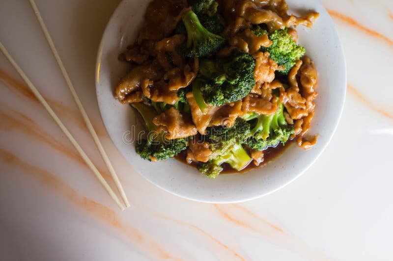 Chicken and Broccoli stock photo. Image of broccoli, takeout - 72307892