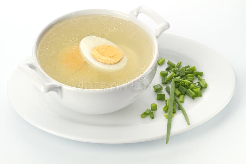 Chicken broth stock image. Image of relish, home, meal - 18522977