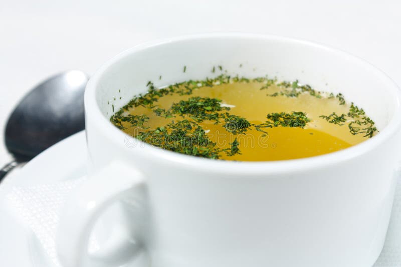 Chicken broth stock image. Image of classic, delicious - 23442899