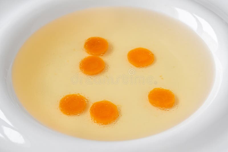Chicken broth in plate stock photo. Image of chili, food - 298391080