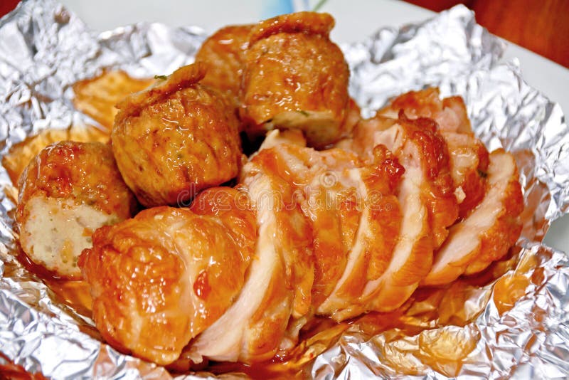 Chicken Broth and Chicken Broth are Very Delicious Stock Photo - Image ...