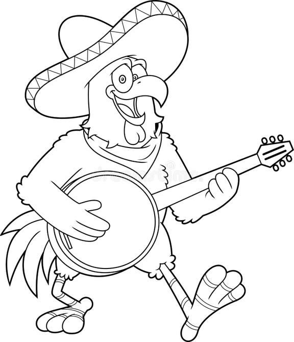Chicken Sombrero Stock Illustrations – 350 Chicken Sombrero Stock ...