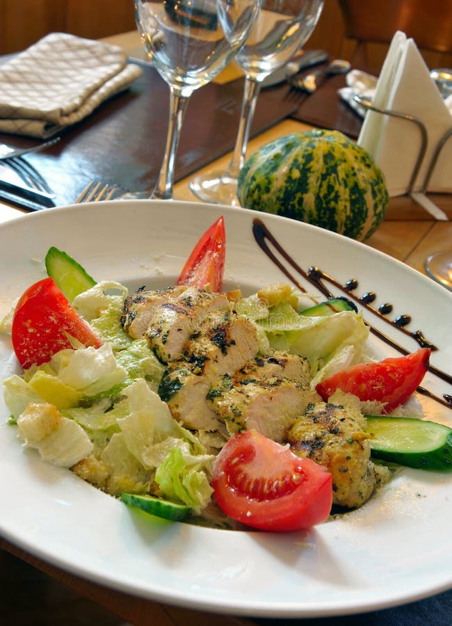 Chicken Caesar salad stock photo. Image of caesar, lunch - 23321076