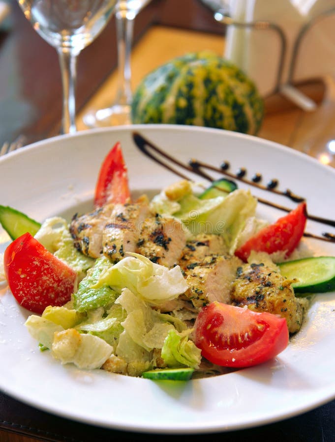 Chicken Caesar salad stock photo. Image of caesar, lunch - 23321076