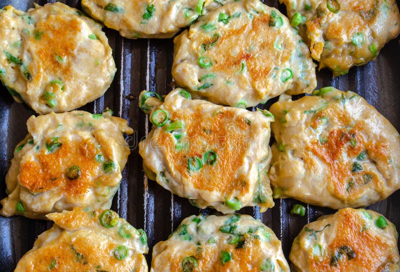 Chicken Cake stock photo. Image of patties, ingredient - 135669322