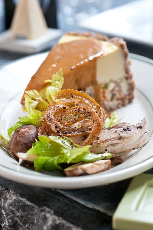 Chicken cheesecake stock image. Image of baked, vertical - 17328411