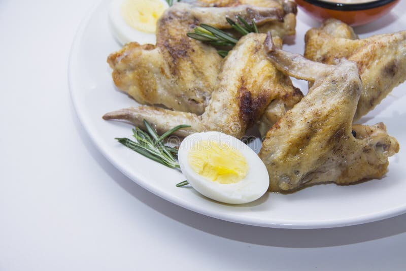 Chicken Closeup with Rosemary Stock Photo - Image of natural, cookery ...