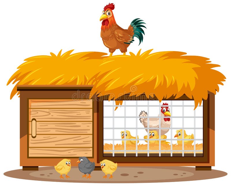 Chicken Pen Clipart