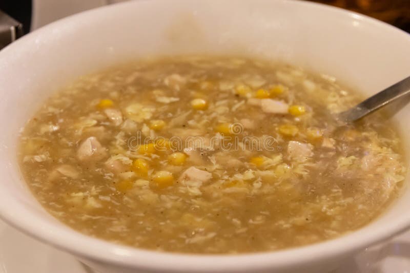 Chicken Corn Soup is an Egg-drop Soup that Features Shredded Chicken ...