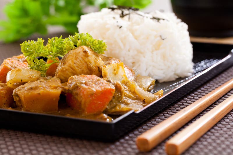 Kare Rice stock image. Image of food, japanese, vegetable - 103774453