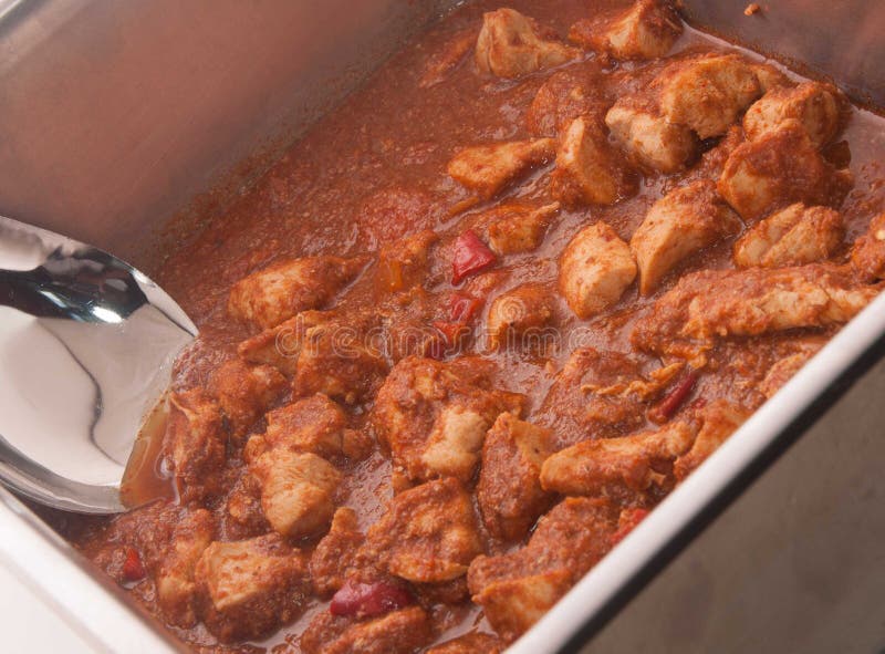 Creole Chicken Louisiana Style Cooking in a Pan Stock Image - Image of ...