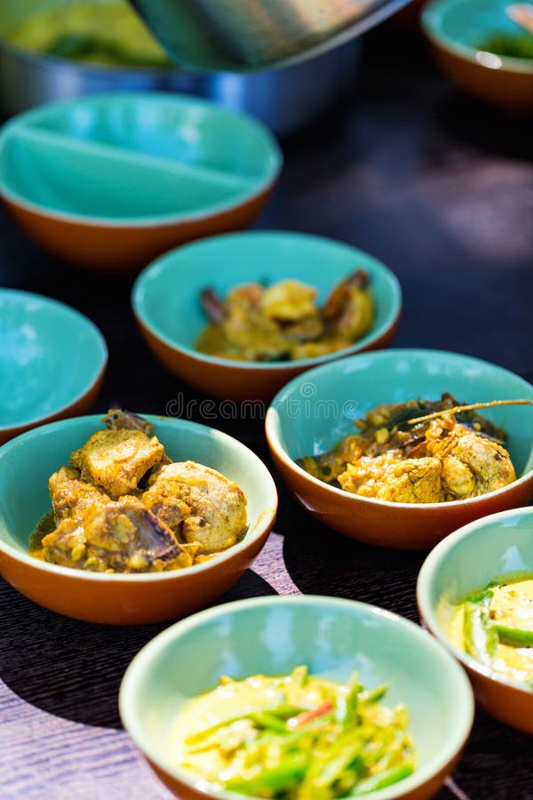 Sri Lankan Chicken Curry with Hot Hot Kochchi! Stock Photo - Image of ...