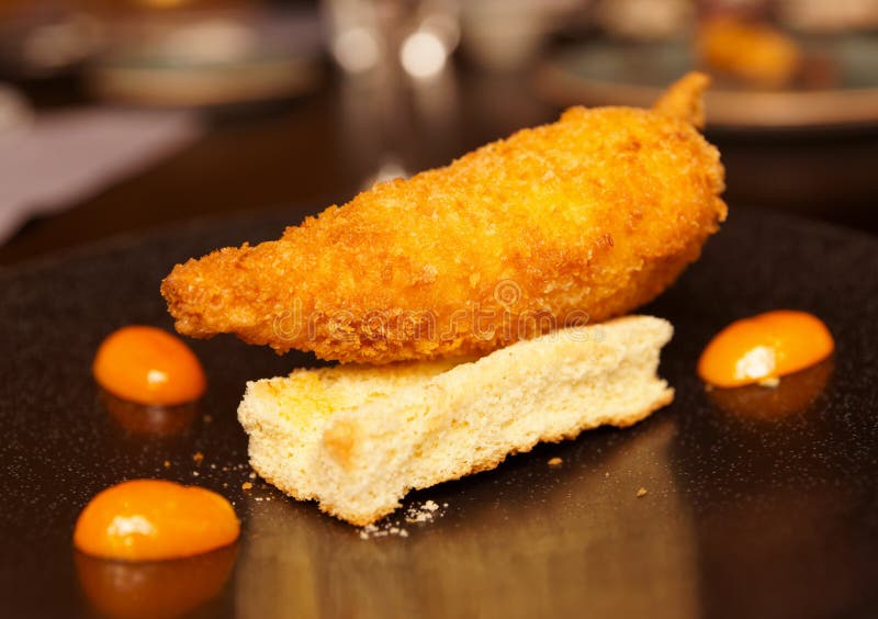 Chicken Cutlet with Mushrooms and Cheese Stock Image - Image of ...