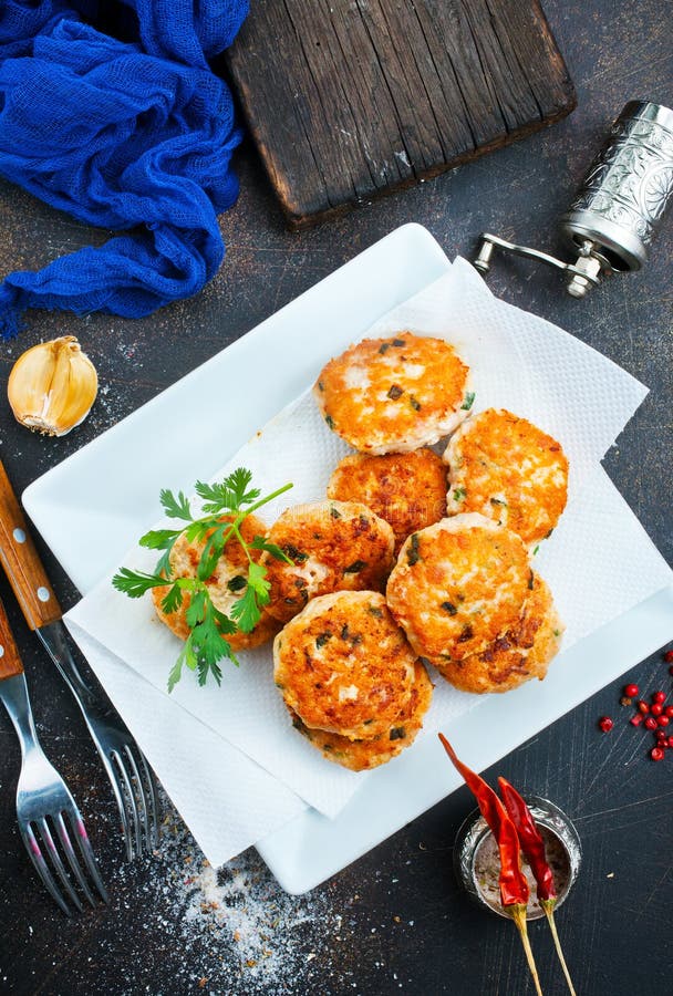 Cutlets stock image. Image of cutlets, grilled, baked - 125238535
