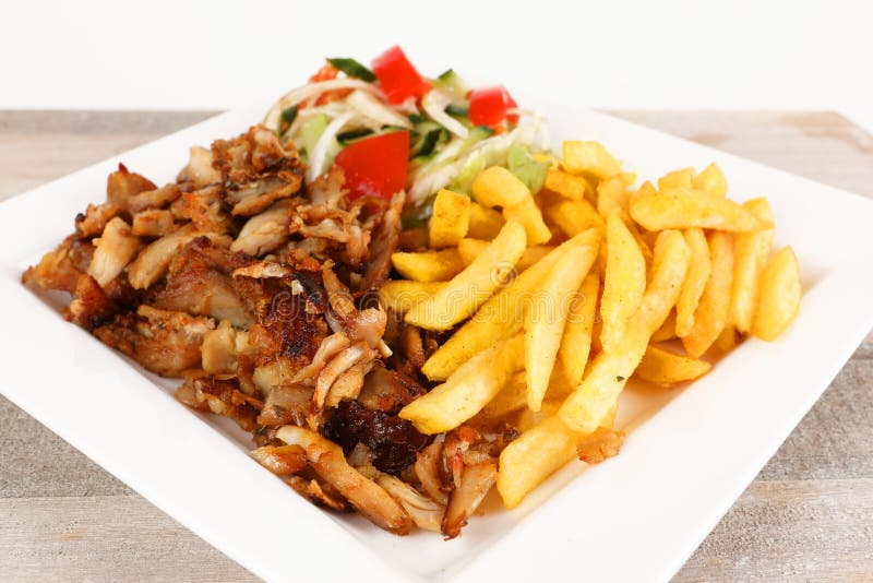 Chicken Doner Kebab stock photo. Image of flavorful, delicious - 17391086