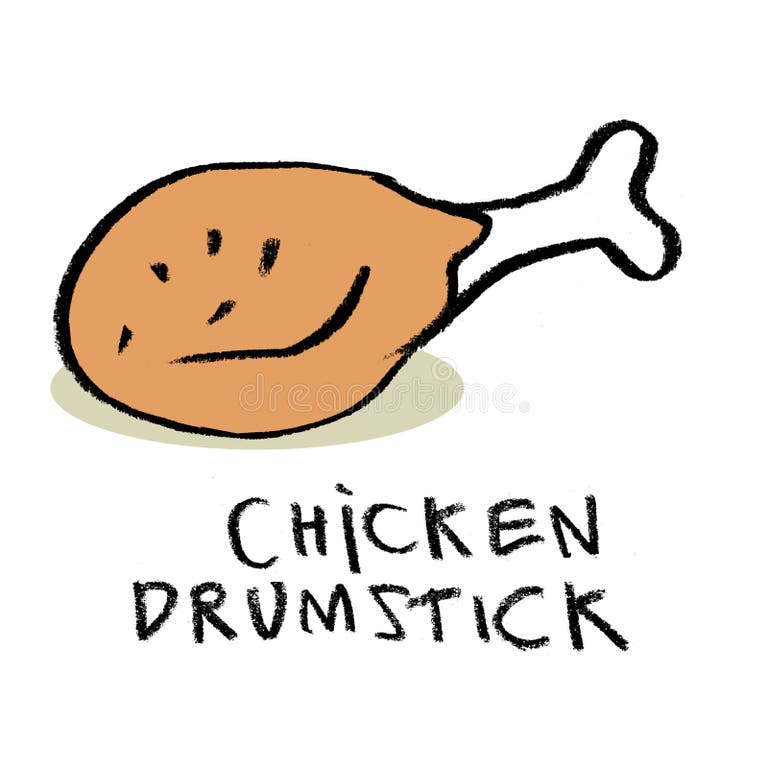 Chicken Drumstick Stock Illustrations – 20,110 Chicken Drumstick Stock ...