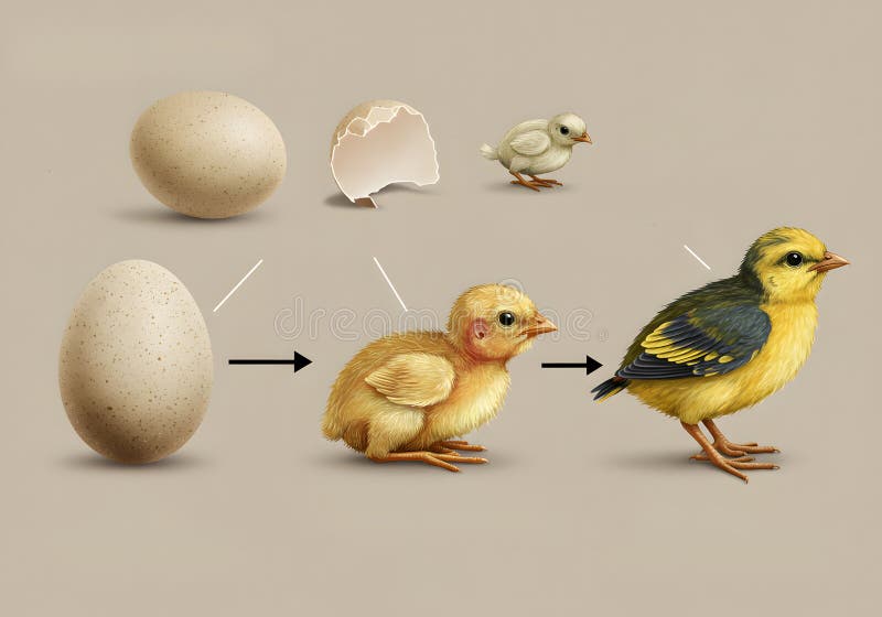Chicken Egg Hatching Illustration Stock Illustration - Illustration of ...