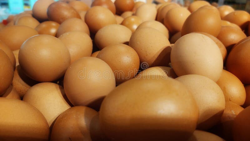 Chicken Eggs for Sale at a Convenience Store Stock Image - Image of ...