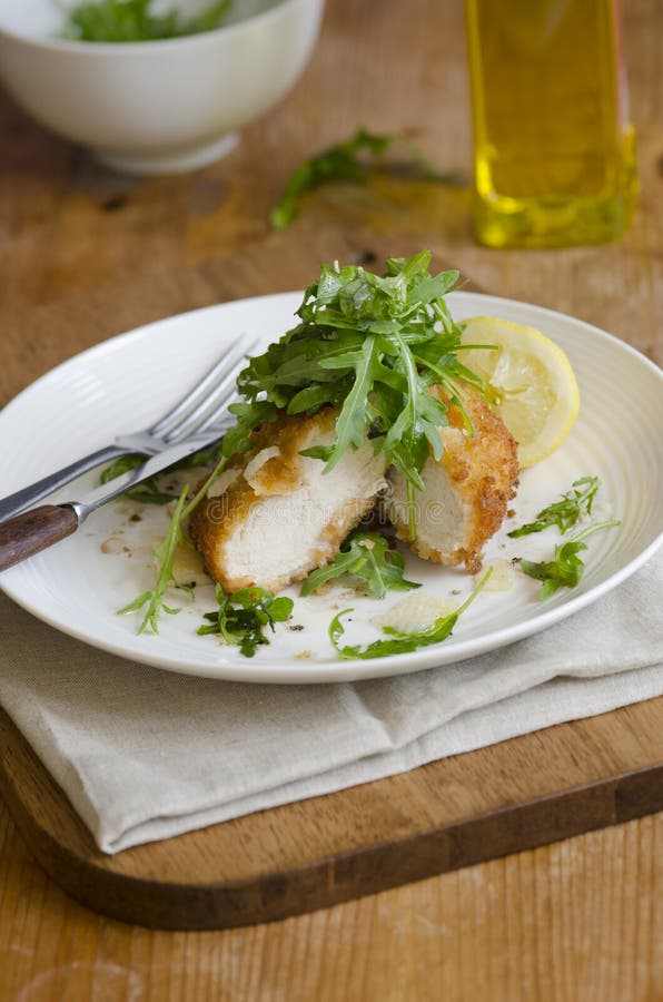 Chicken escalopes stock photo. Image of escalopes, cuisine - 25118692