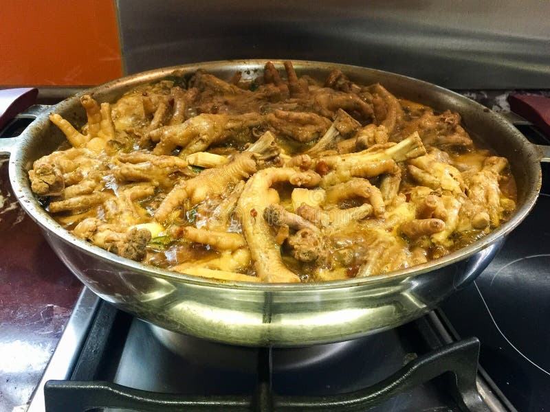 Chicken feet dish stock photo. Image of chinese, kitchen - 246183948