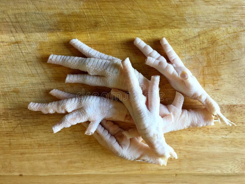 Chicken Feet without Toenails Stock Image - Image of foot, healthy ...