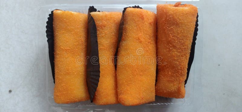 Chicken filled risoles stock image. Image of skin, deserts - 264236011