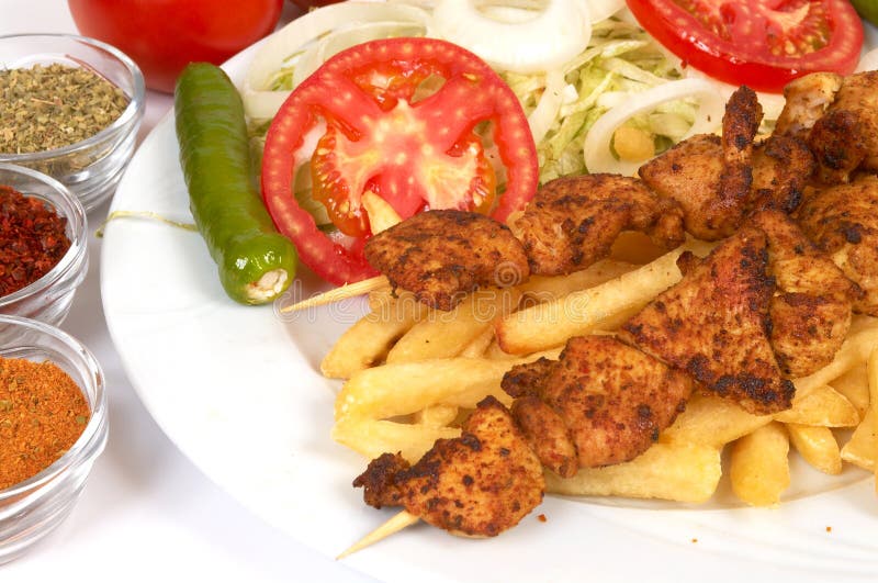 Chicken fillet stock image. Image of entrees, food, plate - 1294591