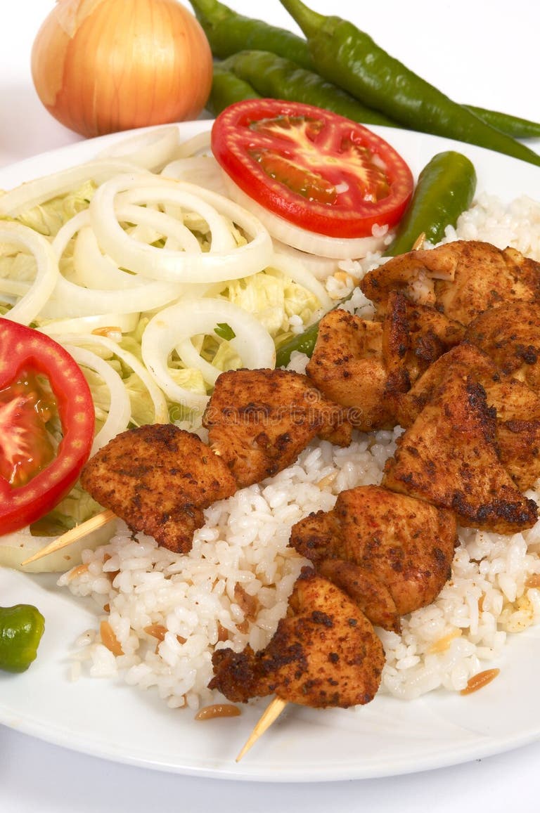Chicken Fillet Ready To Serve Rice Salads Stock Photos - Free & Royalty ...