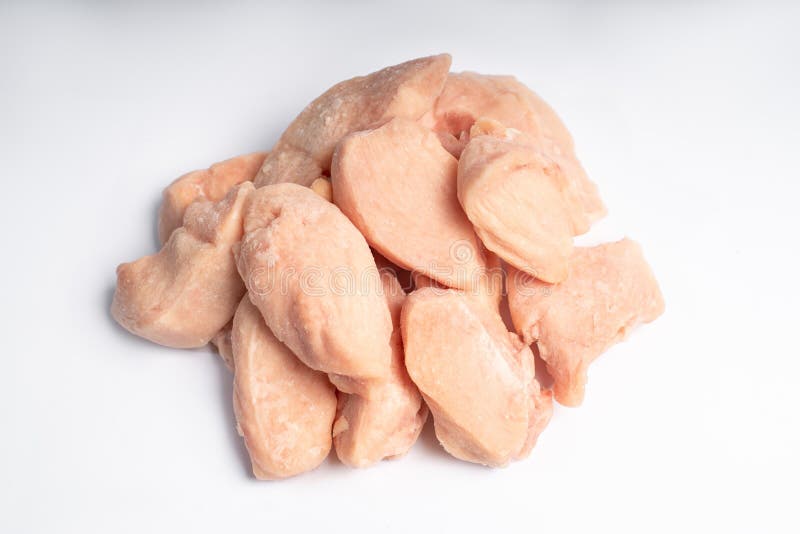 Chicken Fillet Frozen in Small Pieces. Chicken Fillet for Retail.QF ...