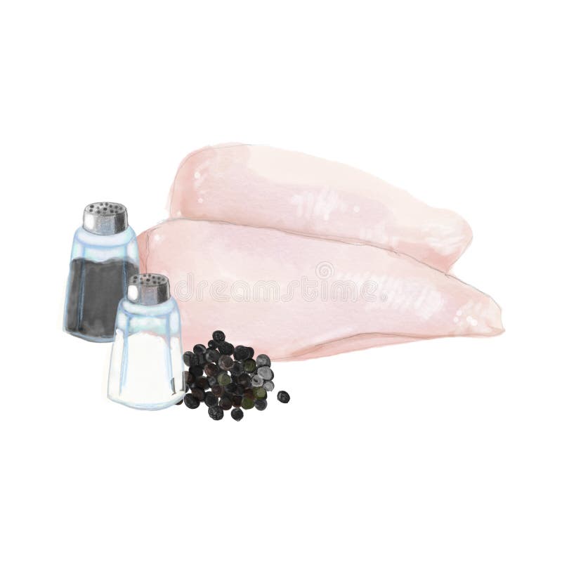 Chicken fillet stock illustration. Illustration of cook - 74500978