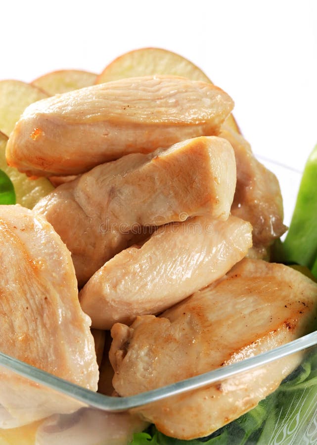 Chicken fillets stock image. Image of calorie, peas, lunch - 29037935