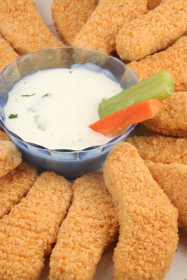 Chicken fingers stock photo. Image of coating, dipped - 1521420
