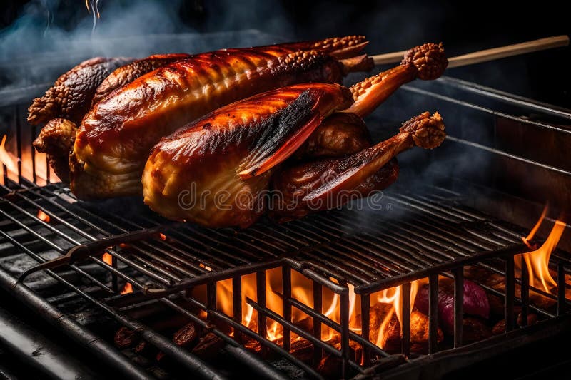 Chicken on Fire GENERATED by AI TOOL Stock Illustration - Illustration ...