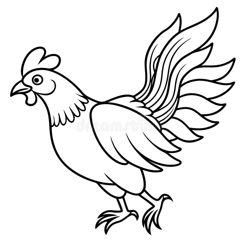Chicken flies icon vector stock vector. Illustration of sticker - 326393291