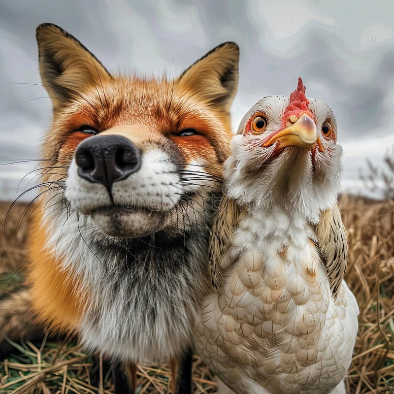 The Chicken and the Fox are Friends with Each Other. the Unity of ...
